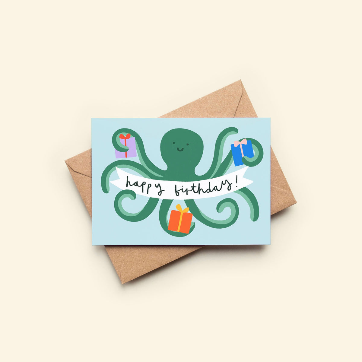 Octopus Birthday Card – Kitty Makes