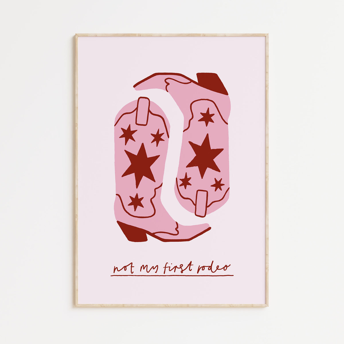 Not My First Rodeo Print – Kitty Makes