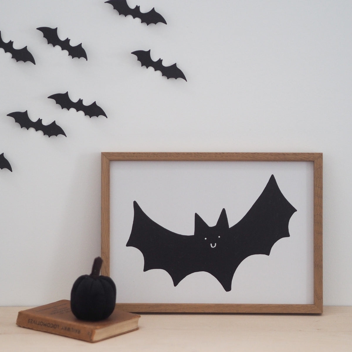 Bat A4 Print – Kitty Makes